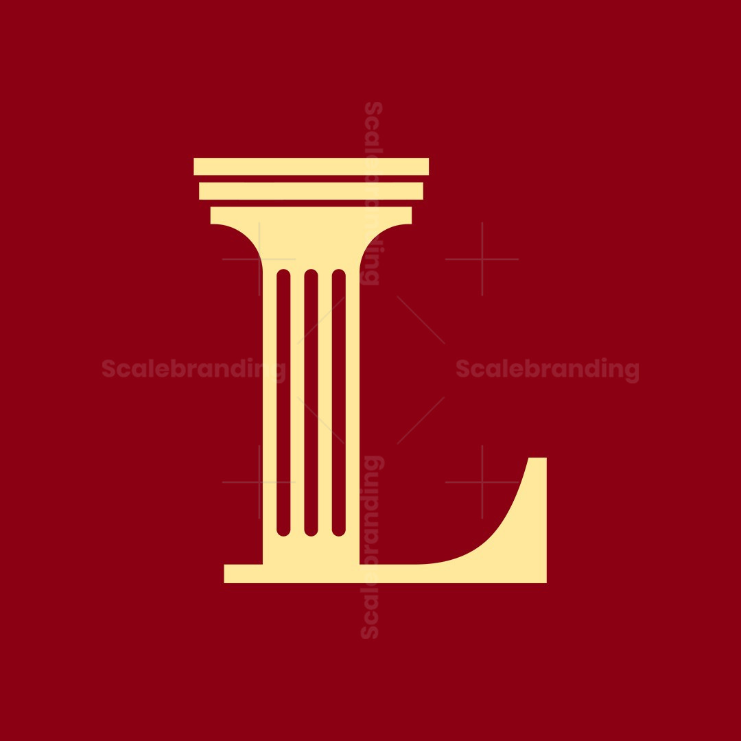Letter L Pillar Logo | Scalebranding