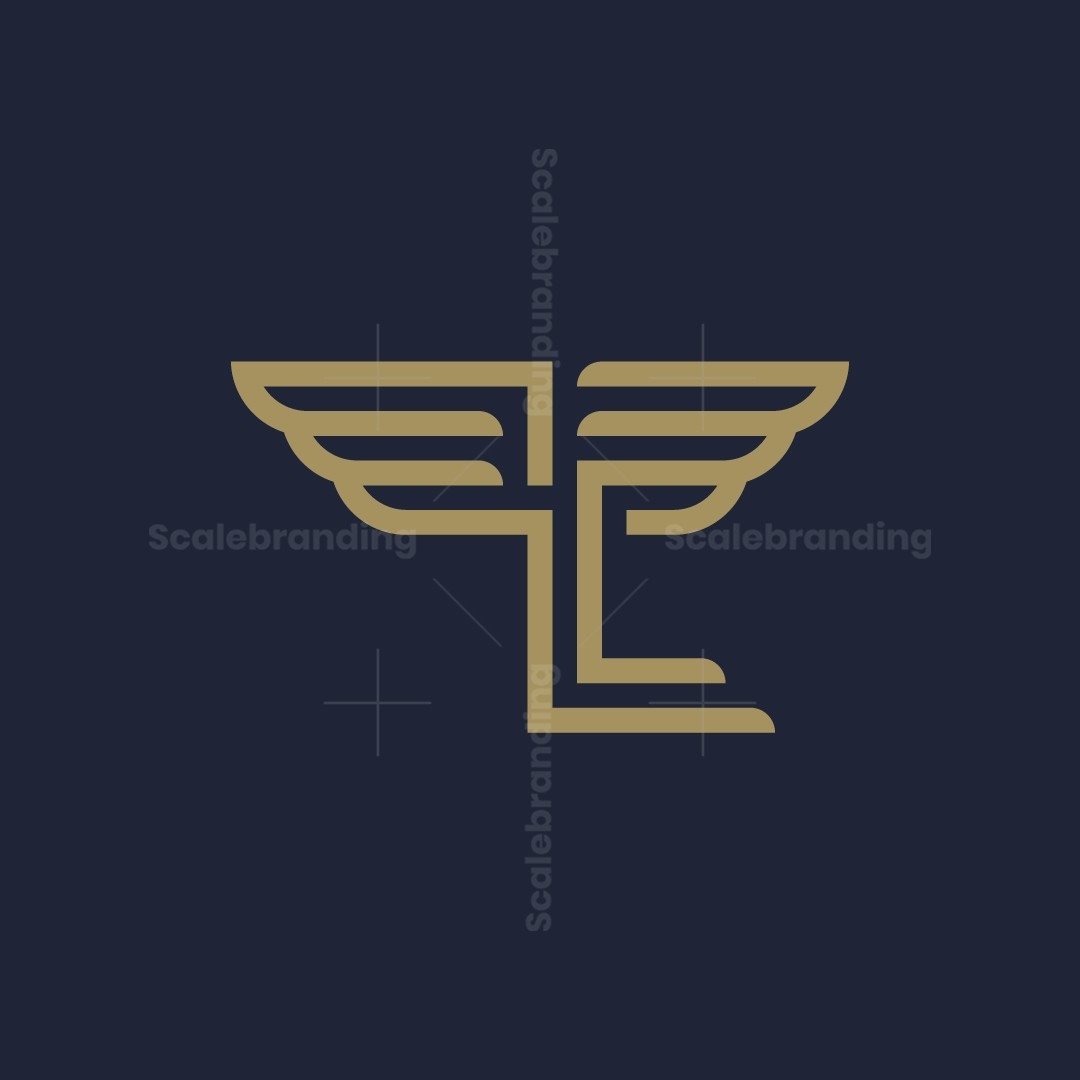 Letter L Wings Logo | Scalebranding