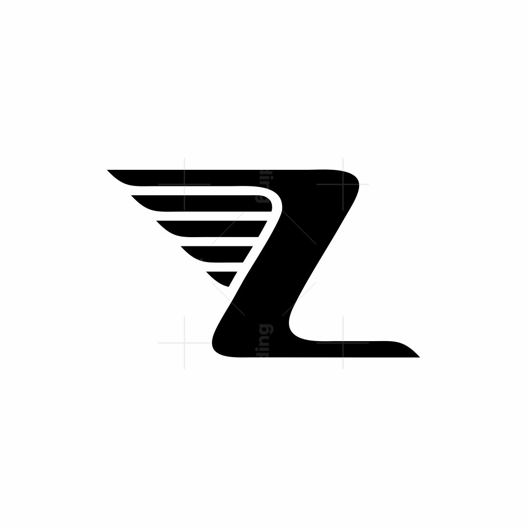 Letter L Wings Logo | Scalebranding