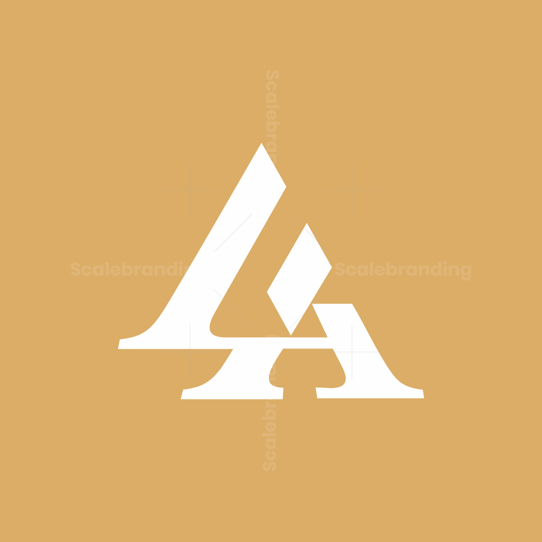 Letter L A Monogram Logo | Scalebranding