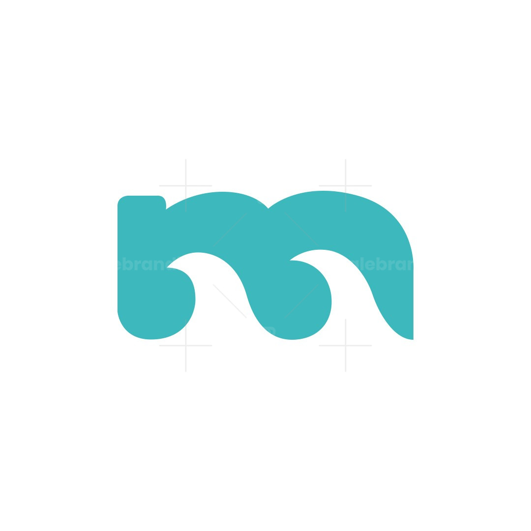 Letter M And Waves Logo | Scalebranding