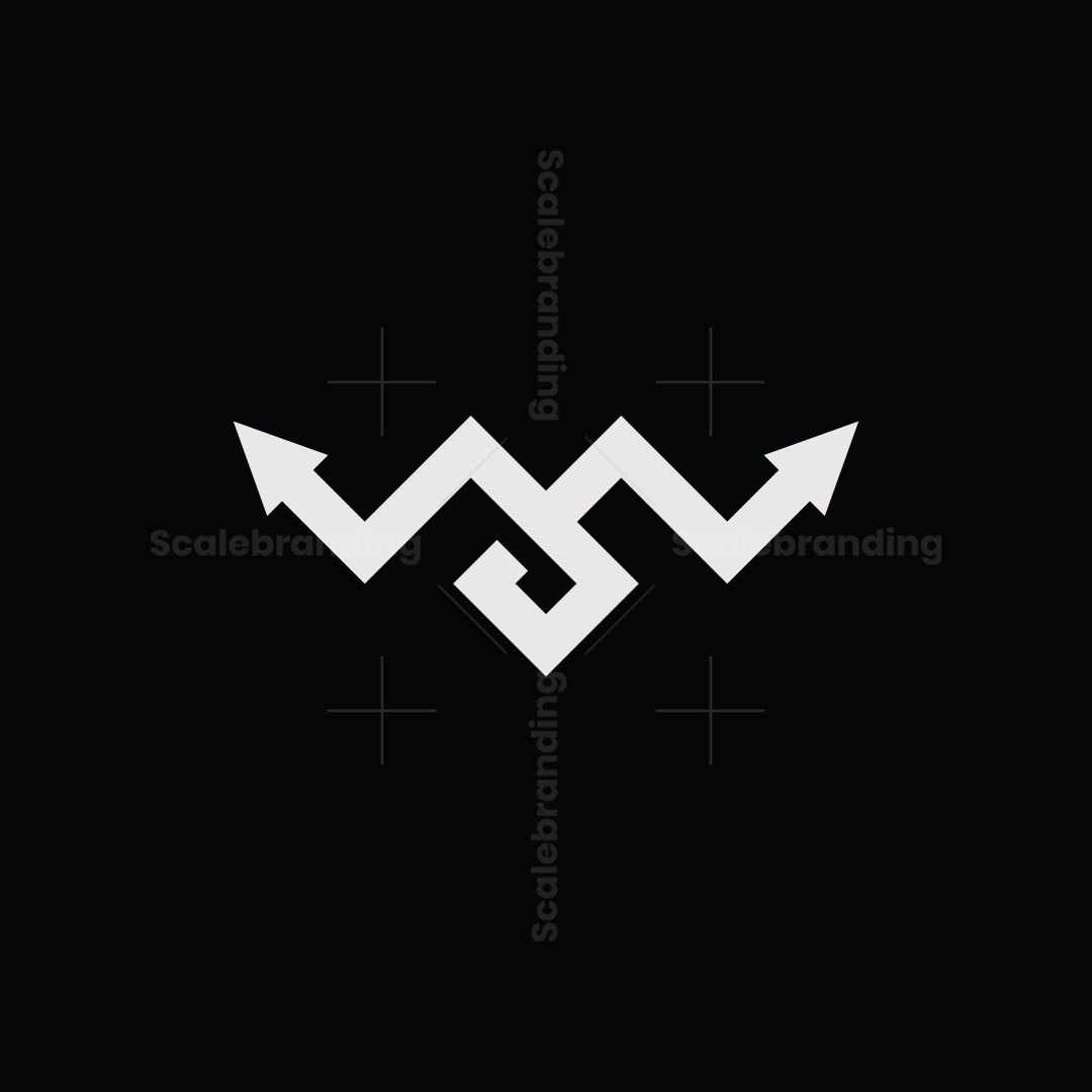 Letter M Arrow Logo | Scalebranding