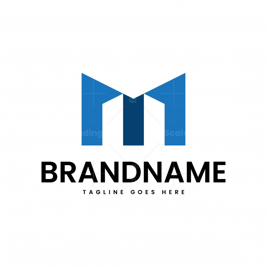 Letter M Building Logo | Scalebranding