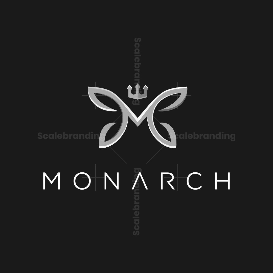 Letter M butterfly logo | Scalebranding