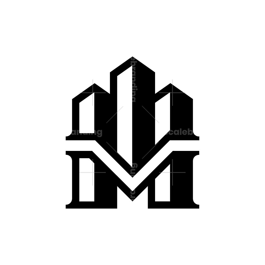 Letter M City Building Logo | Scalebranding