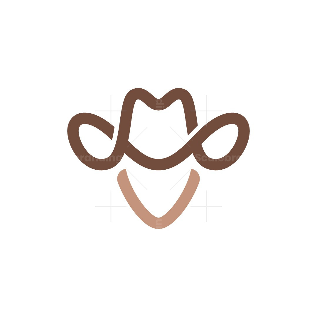 Letter M Cowboy Hat Logo | Scalebranding
