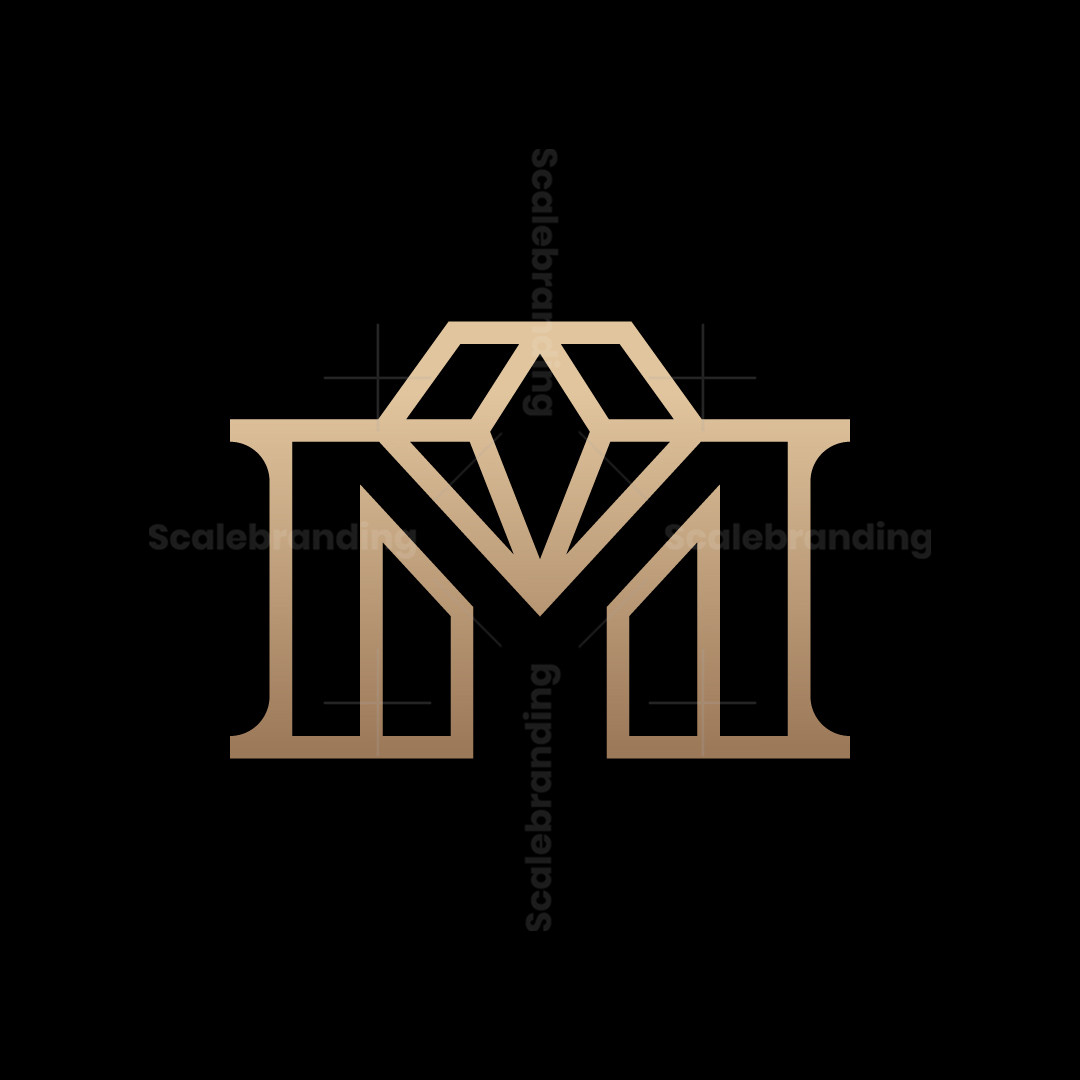 Letter M Diamond Logo | Scalebranding