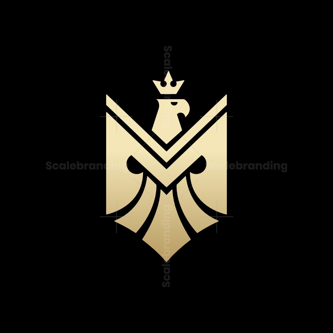Letter M eagle crest logo | Scalebranding