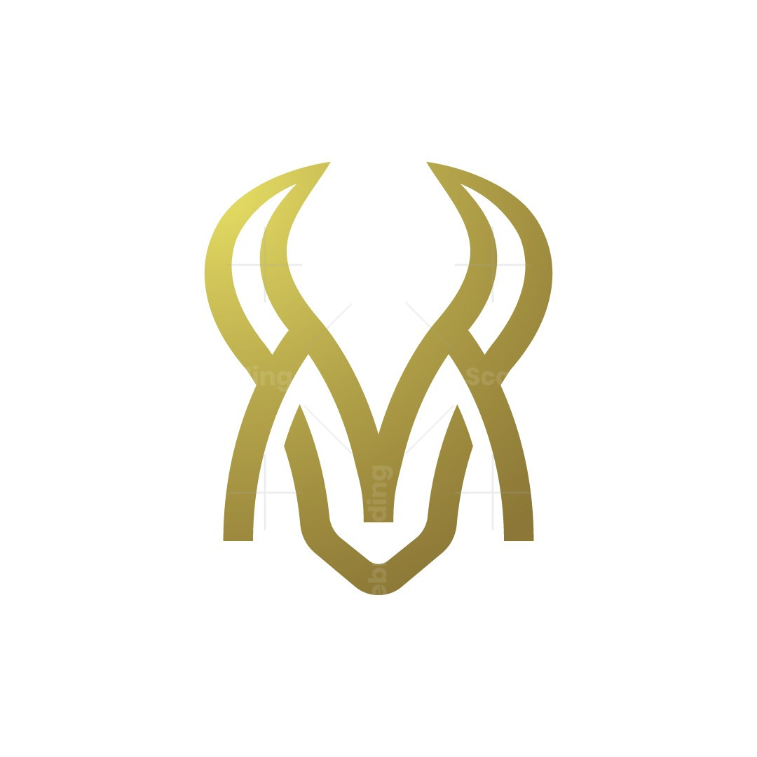 Letter M Horned Logo | Scalebranding