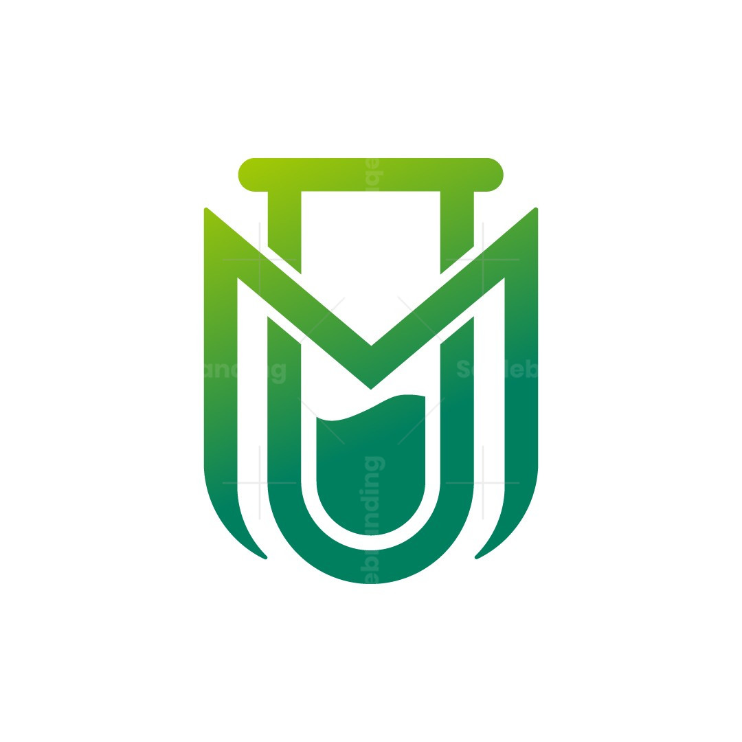 Letter M Laboratory Logo | Scalebranding