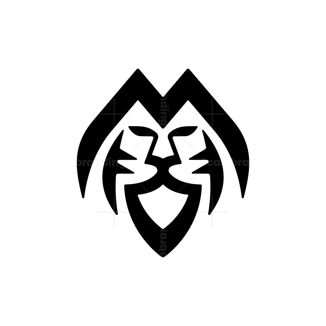 Letter M Lion Face Logo | Scalebranding