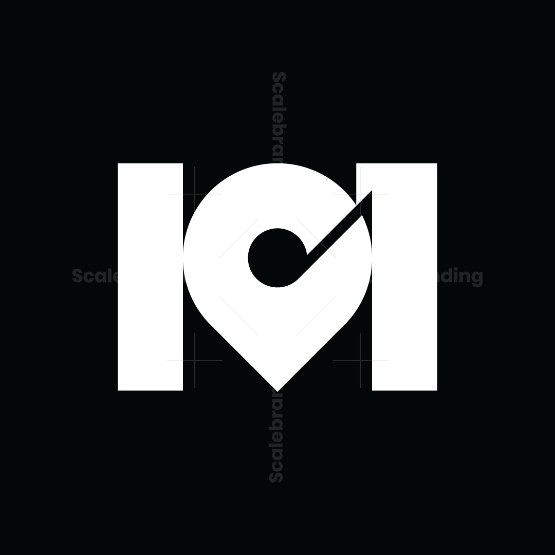Letter M Location Music Logo | Scalebranding