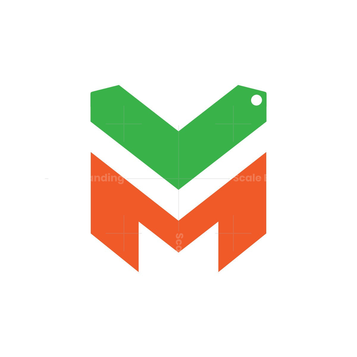 Shopping Lettr M Logo Letter M Market Logo | Scalebranding