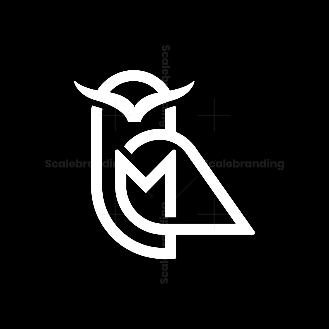 Letter M Owl Logo | Scalebranding