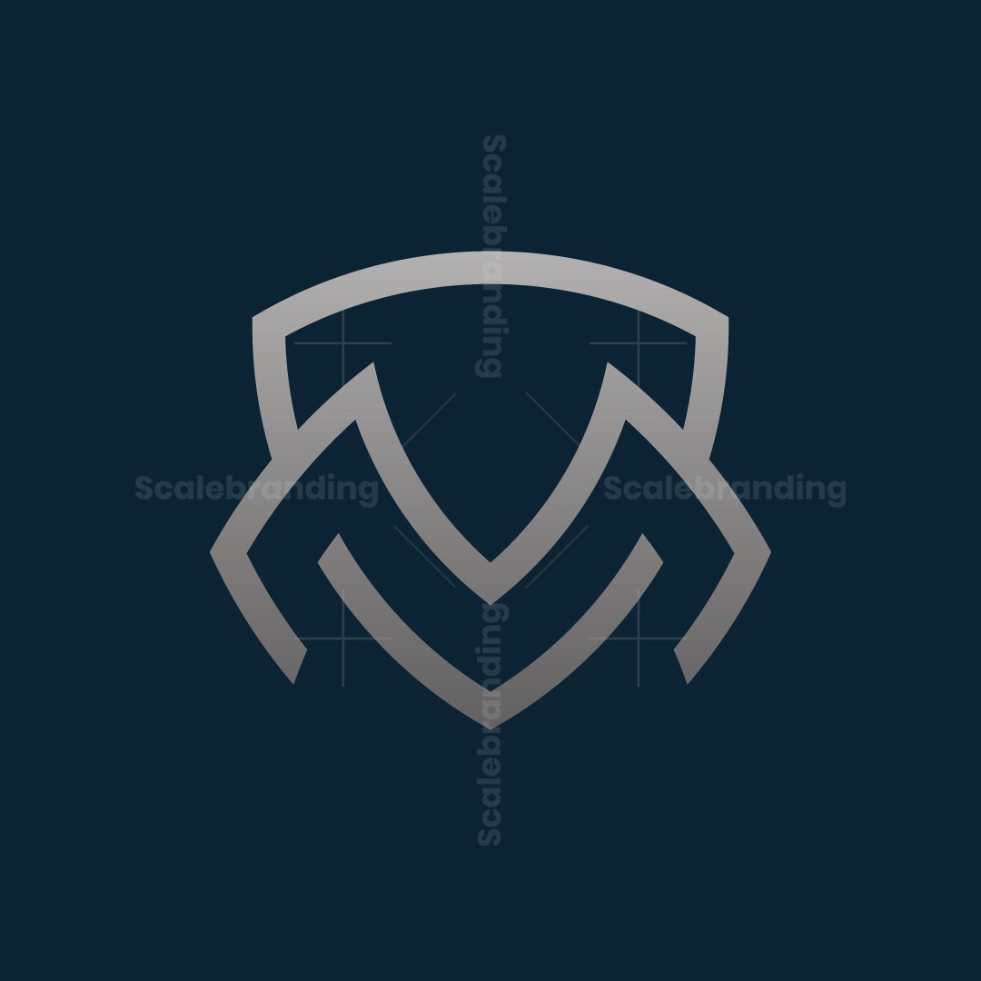 Letter M Shield Logo | Scalebranding