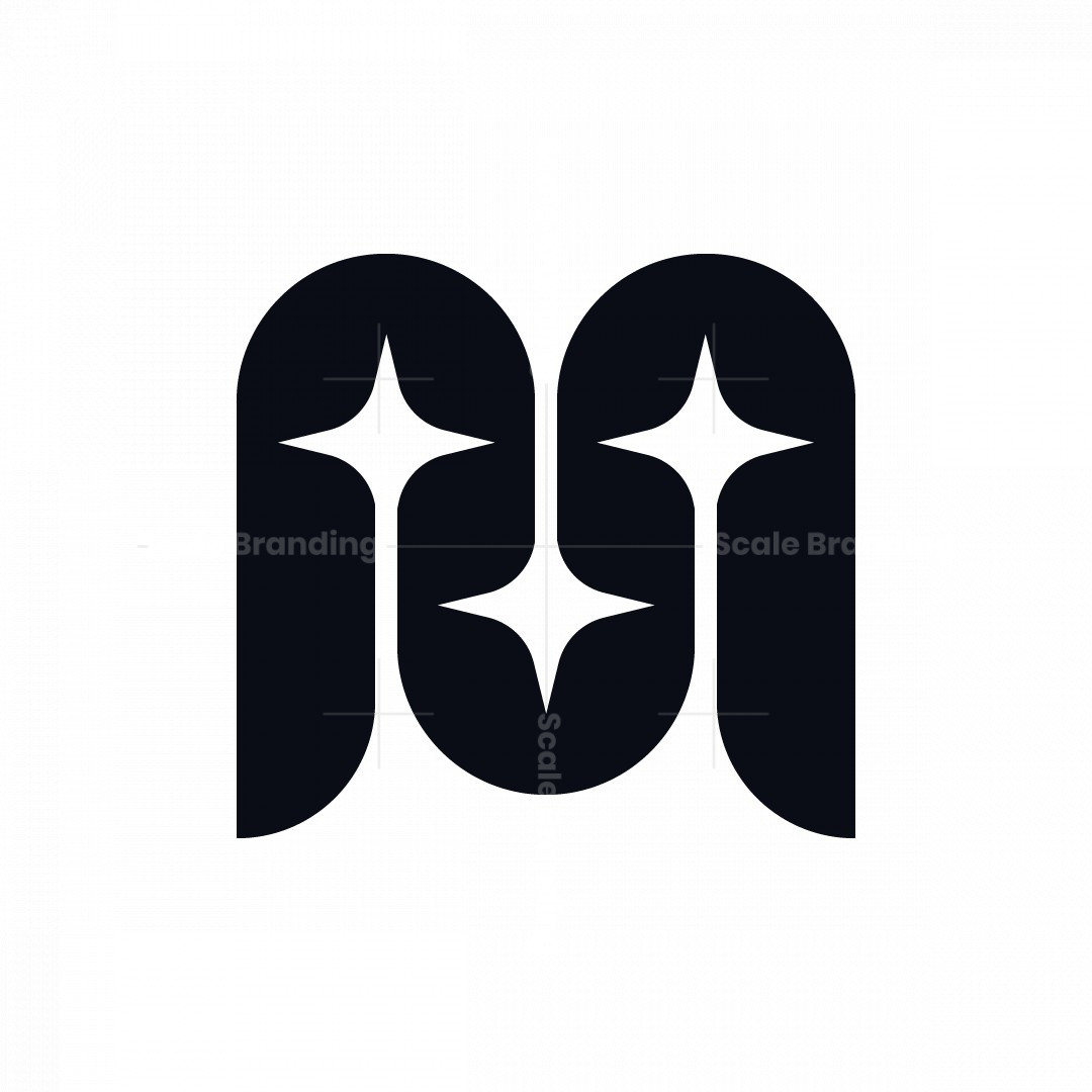 Letter M Star Logo | Scalebranding