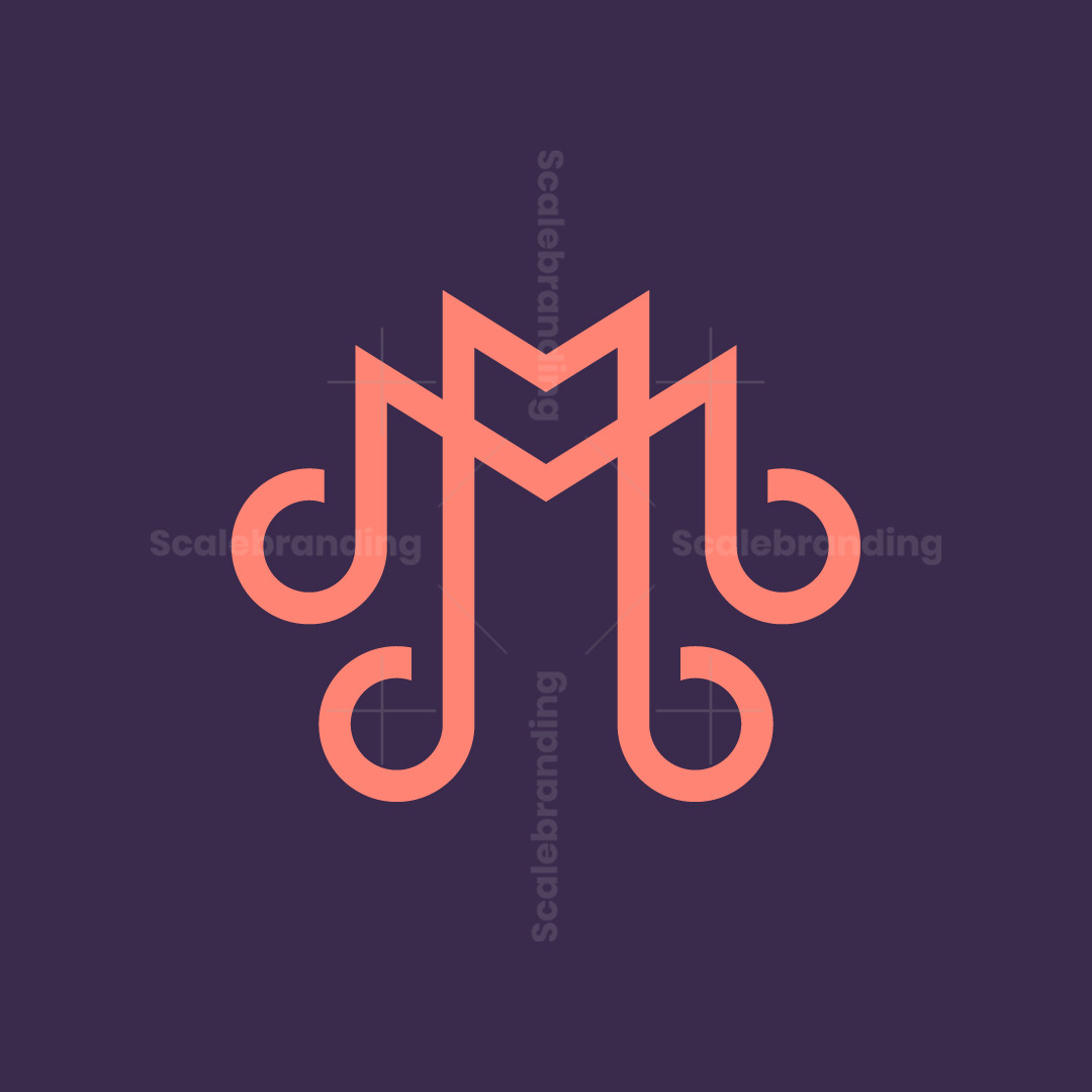 Letter M Tentacle Logo | Scalebranding