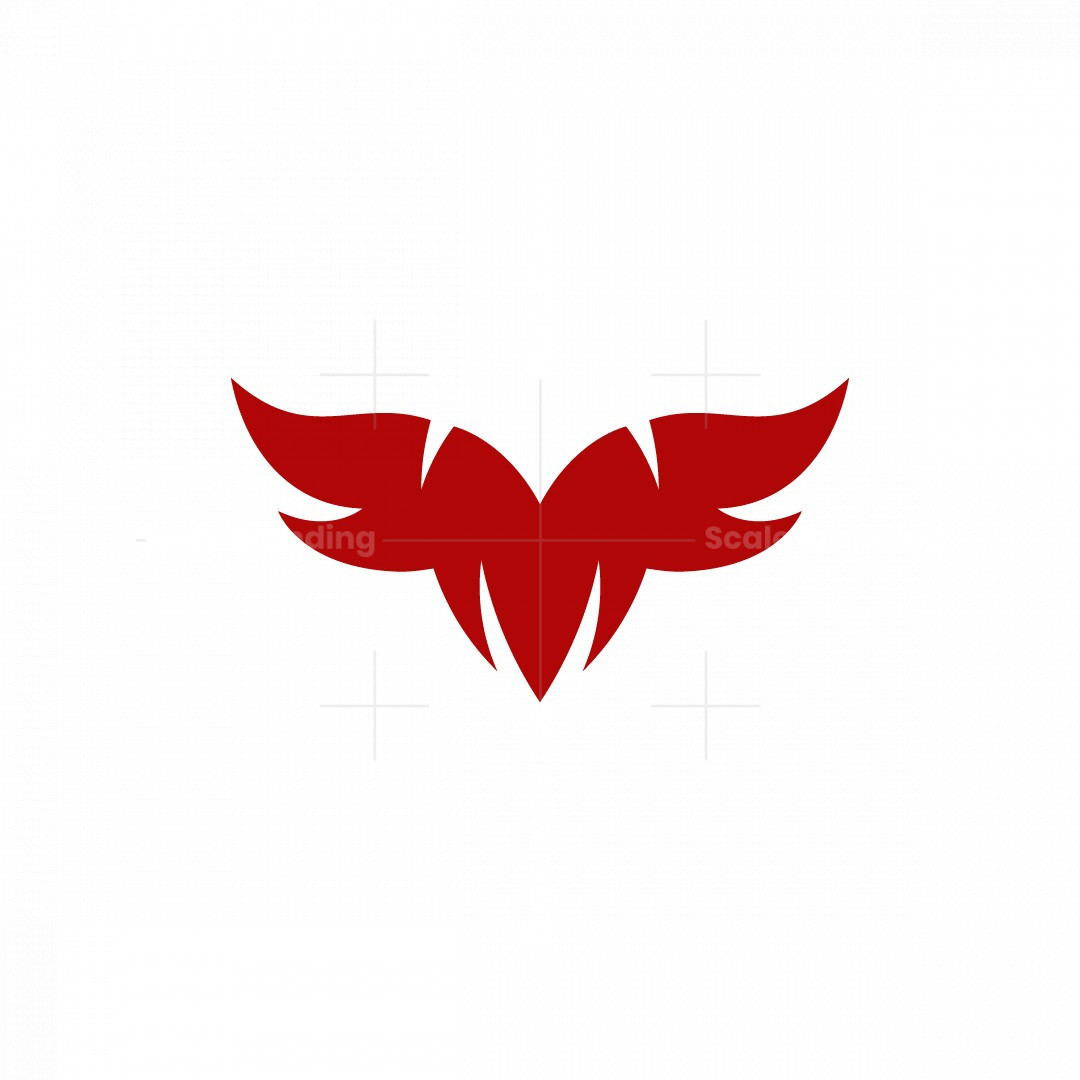 Letter m wings logo | Scalebranding