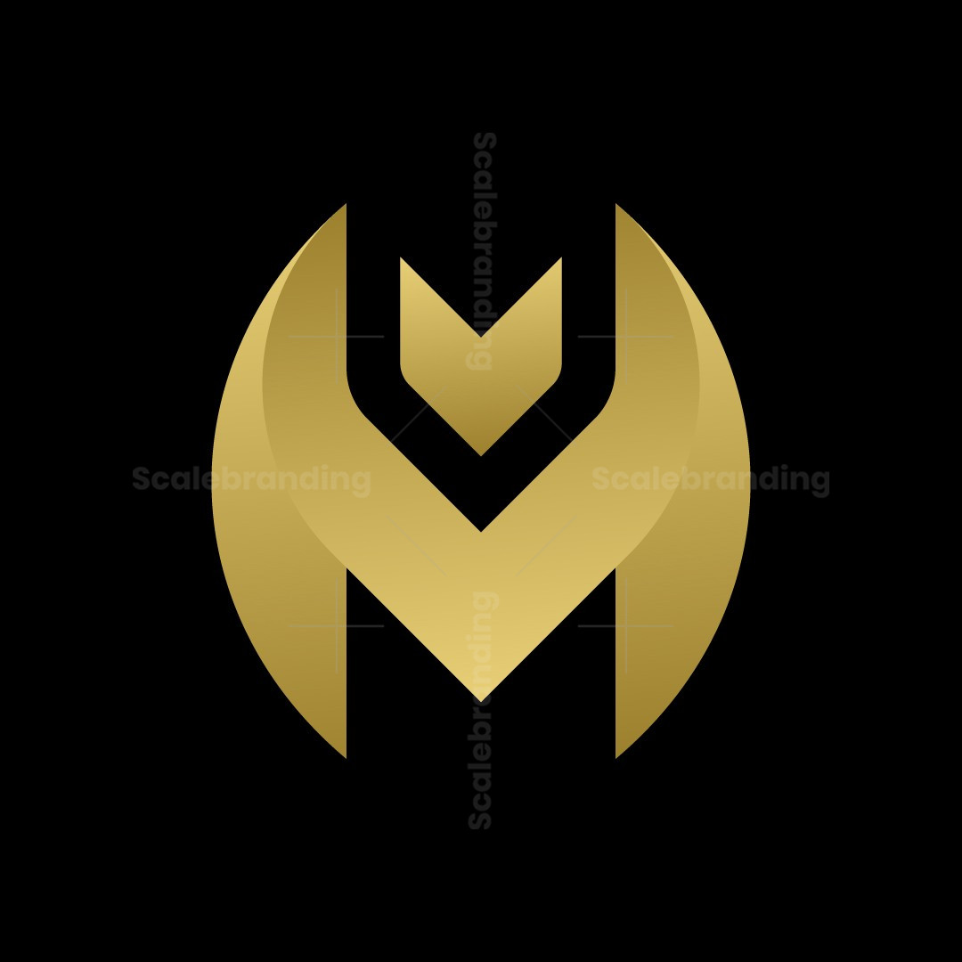 Letter MH Bat Logo | Scalebranding