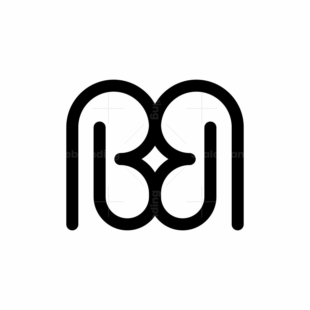 Letter MW Star or BB Star Logo | Scalebranding
