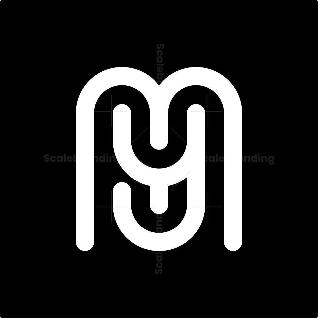 Letter MY Or YM Monogram Logo | Scalebranding