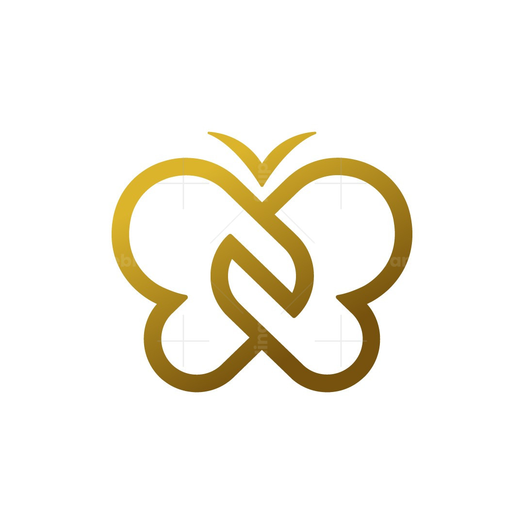 Letter N Butterfly Logo | Scalebranding