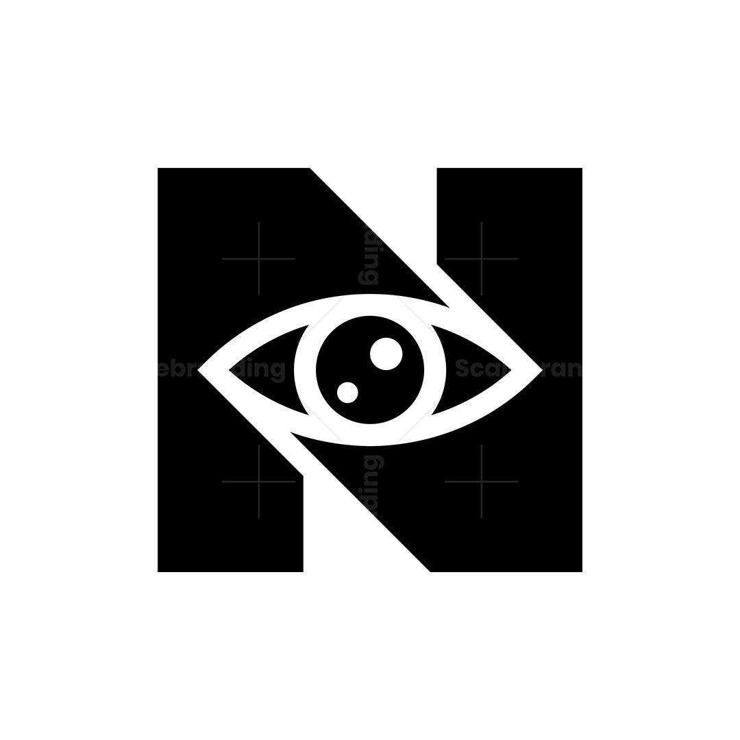 Letter N Eye Logo | Scalebranding