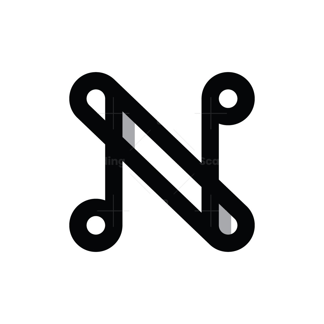 Letter N Loop Logo | Scalebranding