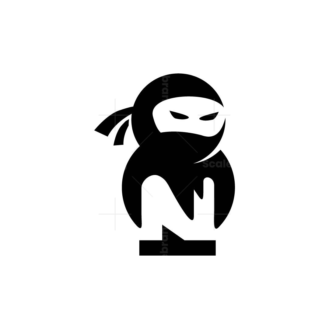 Letter N ninja Logo | Scalebranding