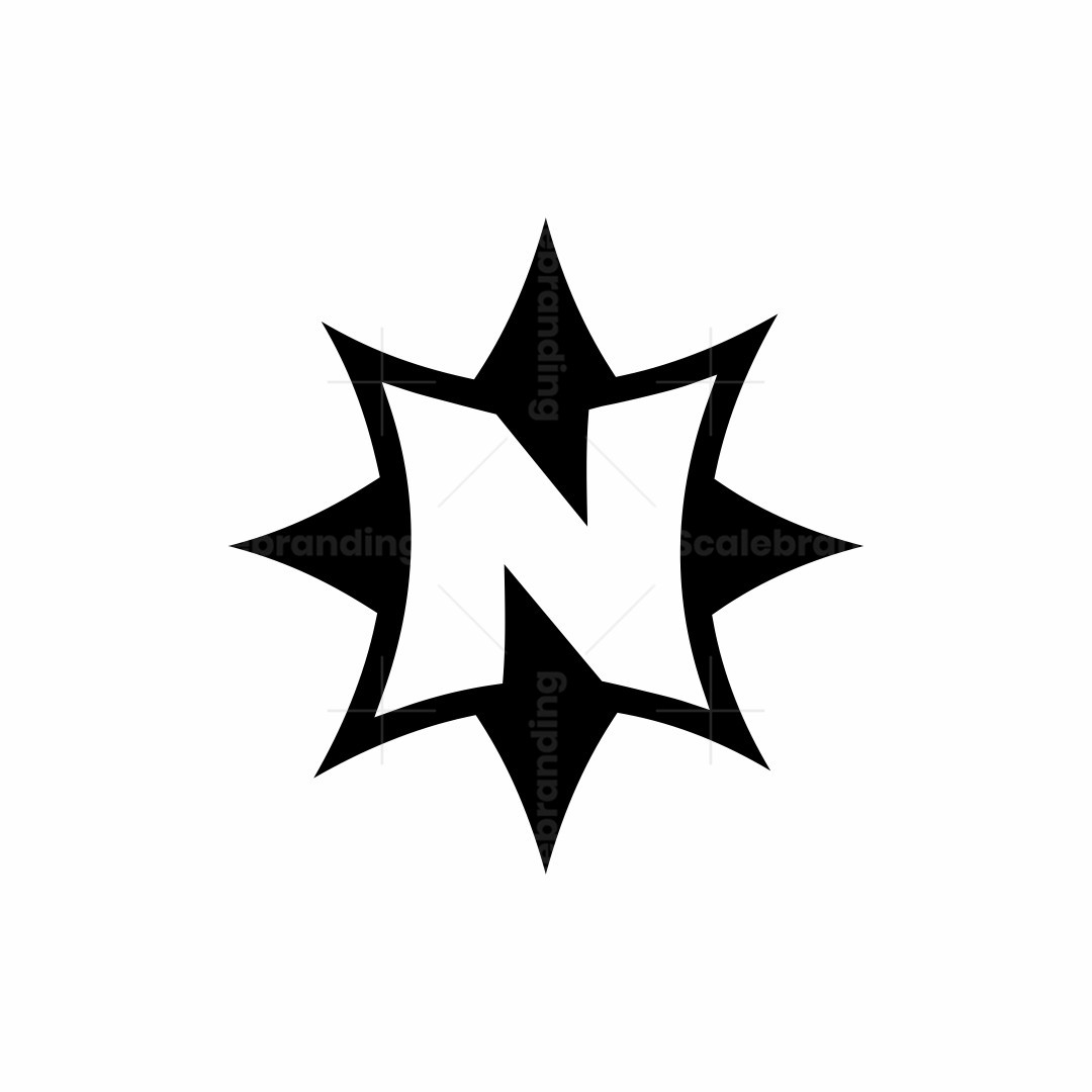 Letter N Star Logo | Scalebranding