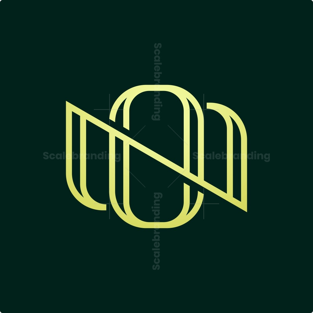 Letter NO ON Monogram Logo | Scalebranding