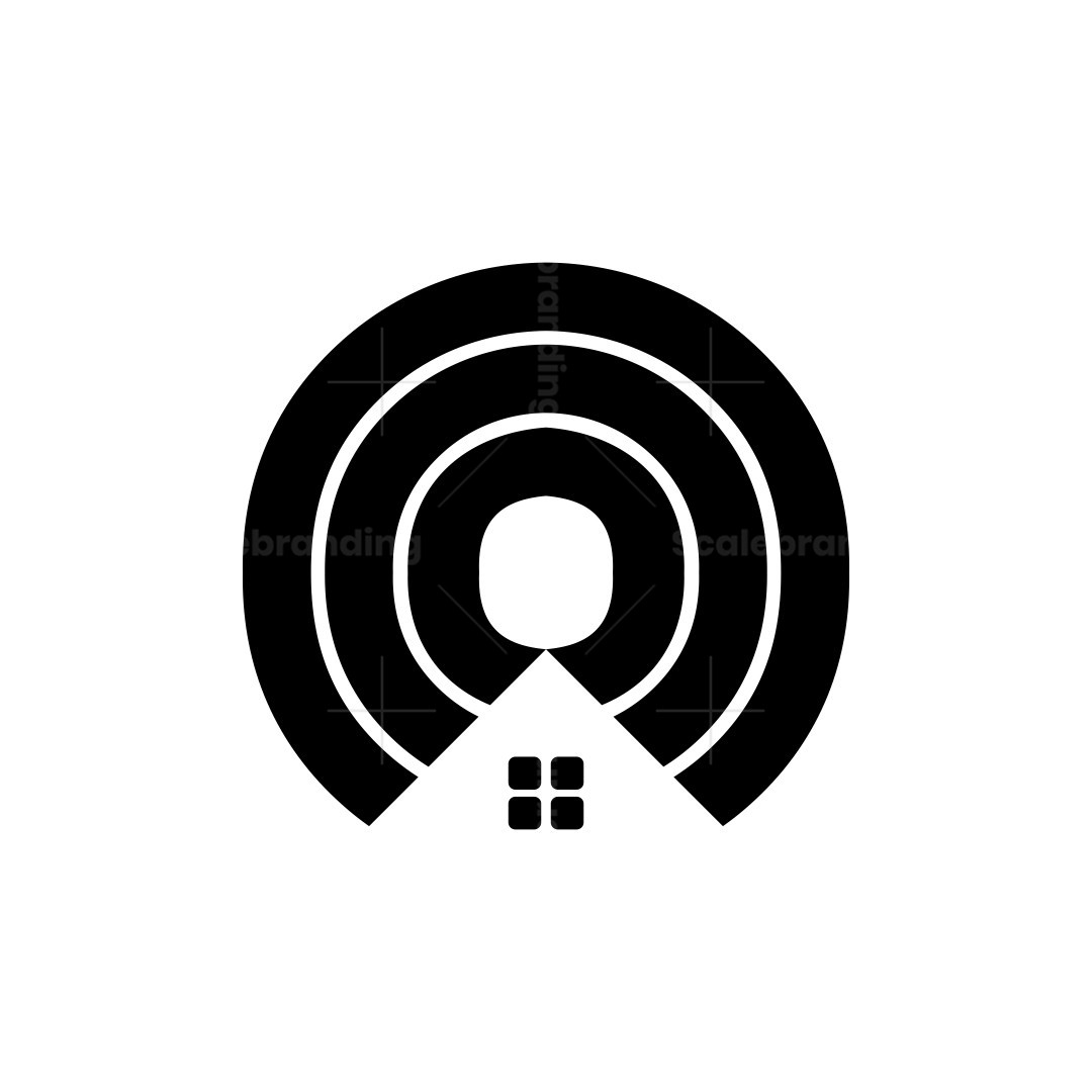 Letter O House Logo | Scalebranding