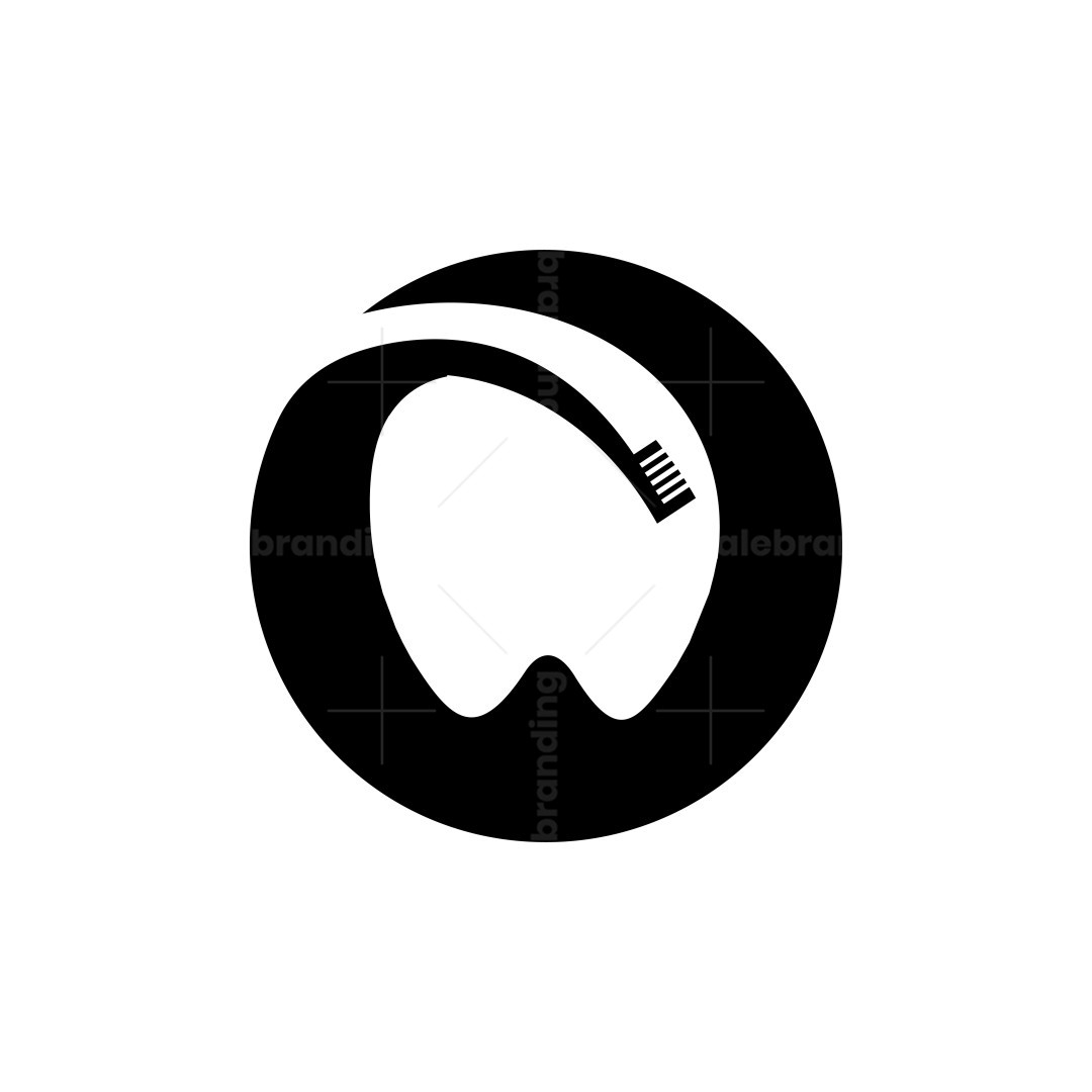 letter O toothbrush dental Logo | Scalebranding