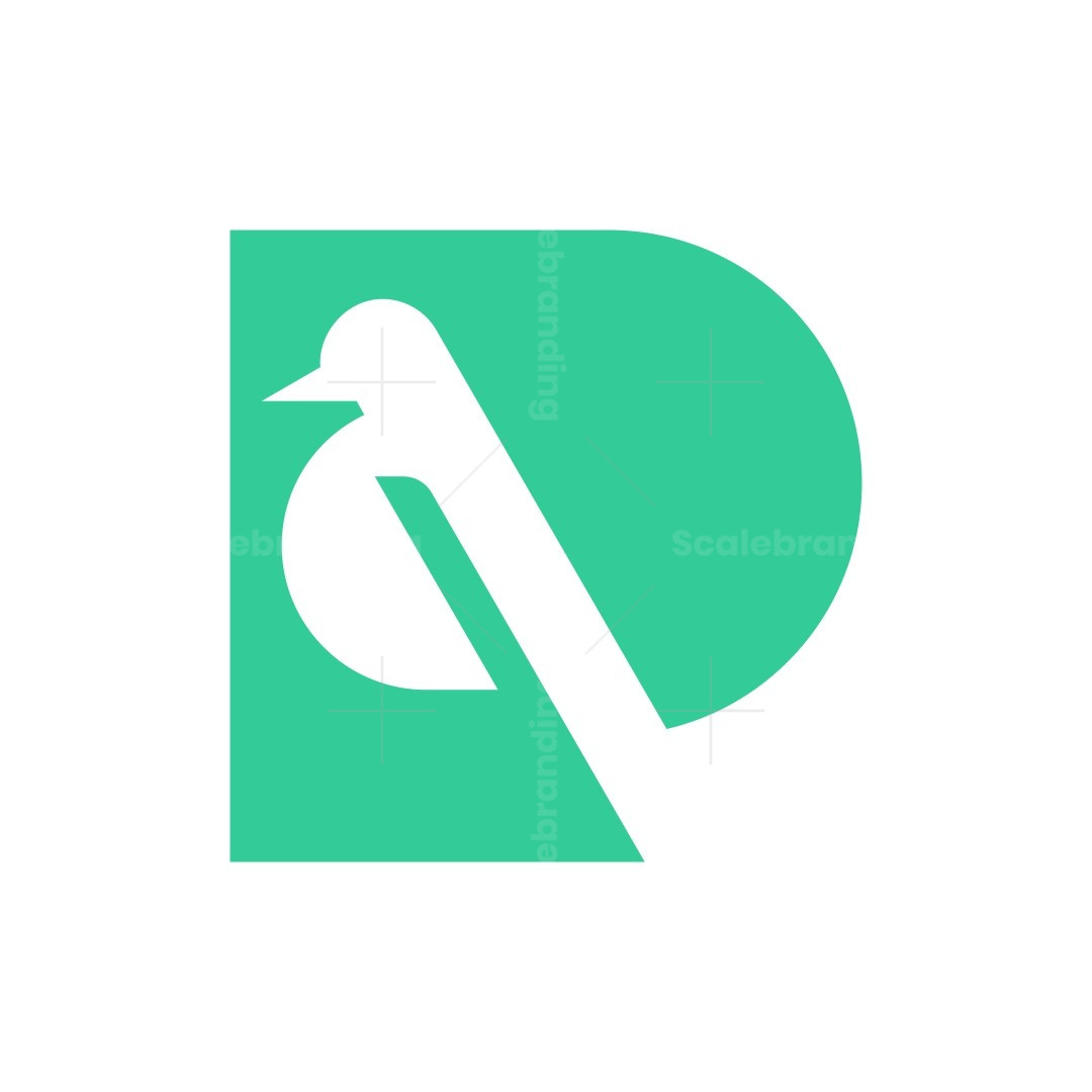 Letter P Bird Logo | Scalebranding