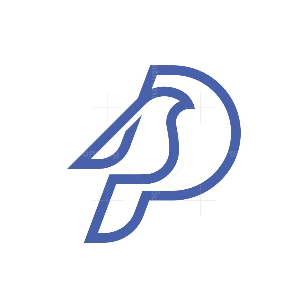 Letter P Bird Logo | Scalebranding