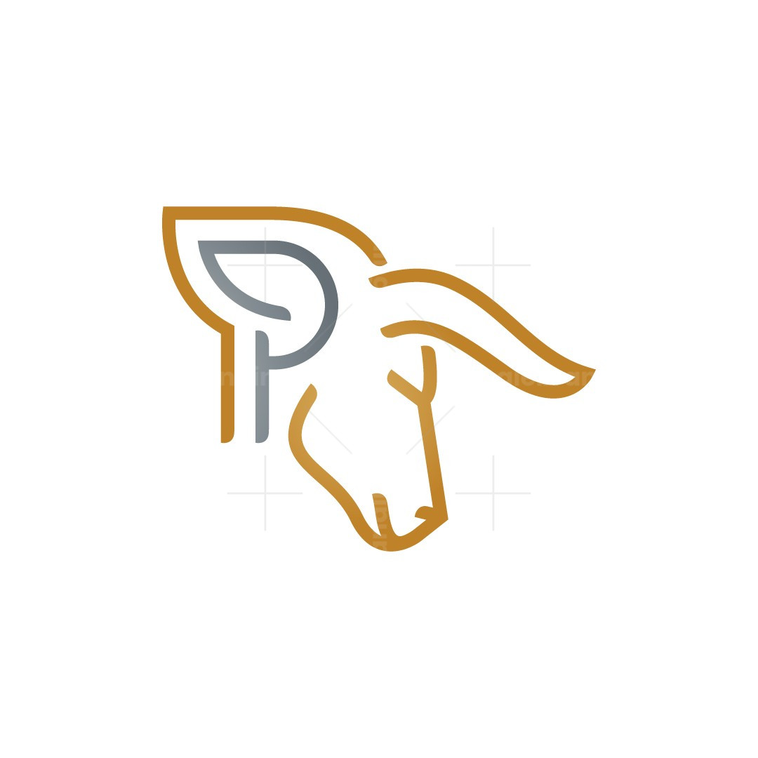 Letter P Bull Logo | Scalebranding