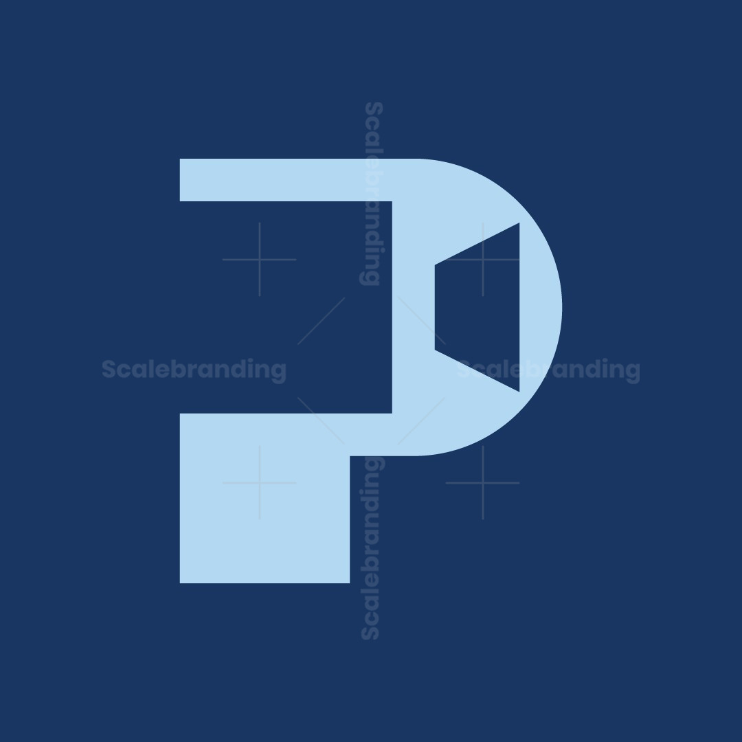 Letter P Camera Logo | Scalebranding