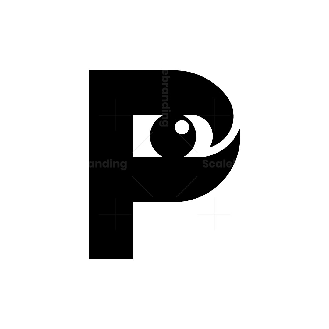 Letter P Eye Logo | Scalebranding