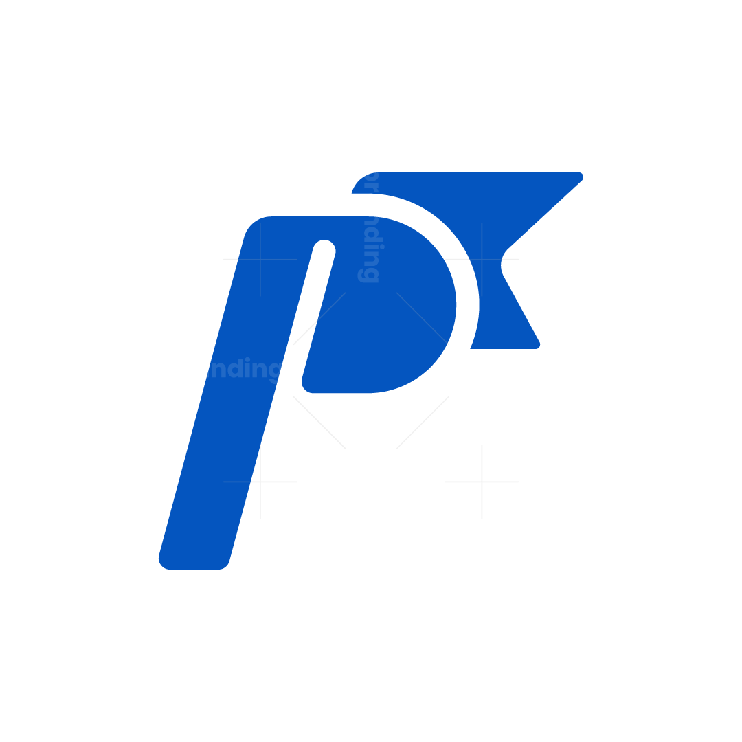 Letter P Flag Pennant Logo | Scalebranding