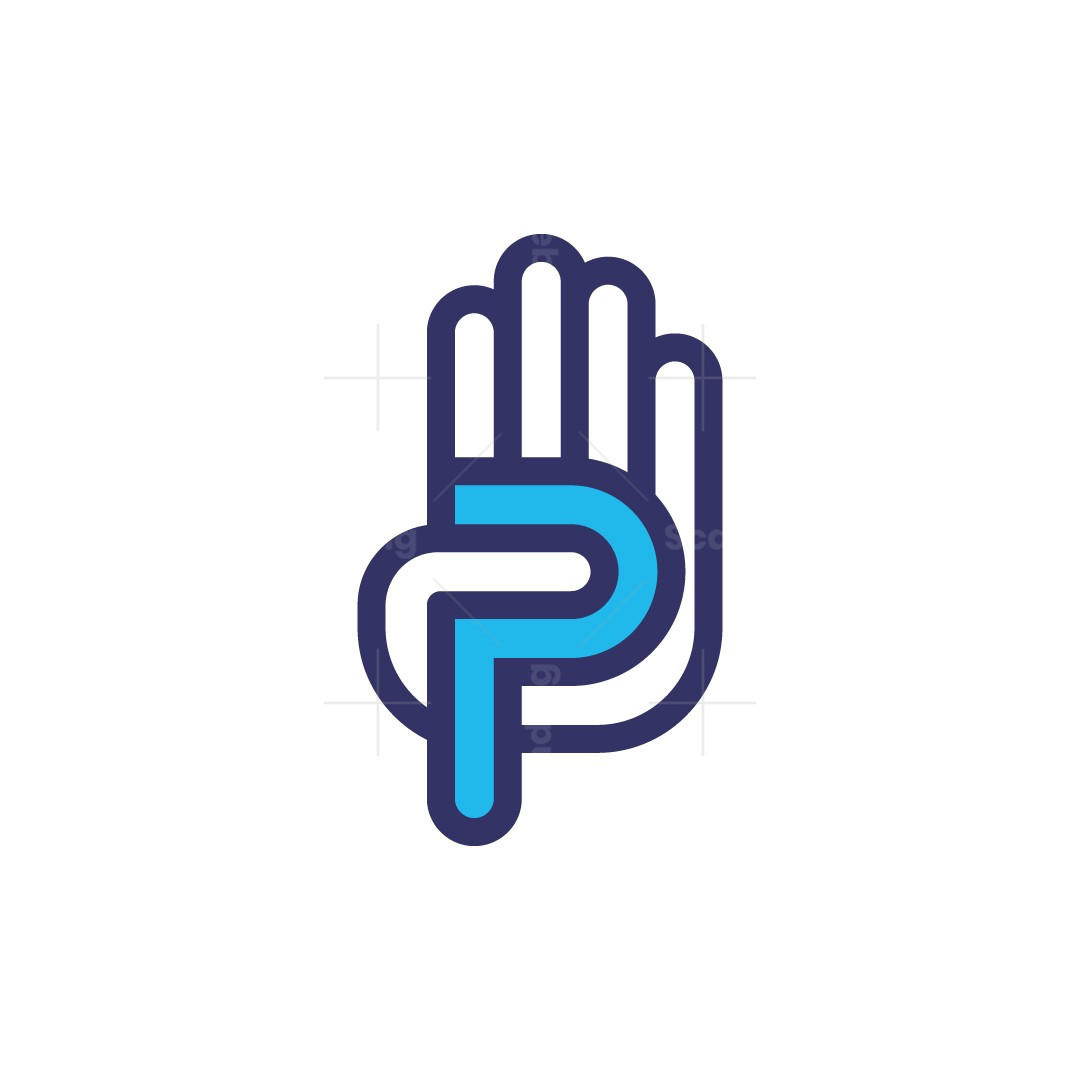 Letter P Hand Logo | Scalebranding