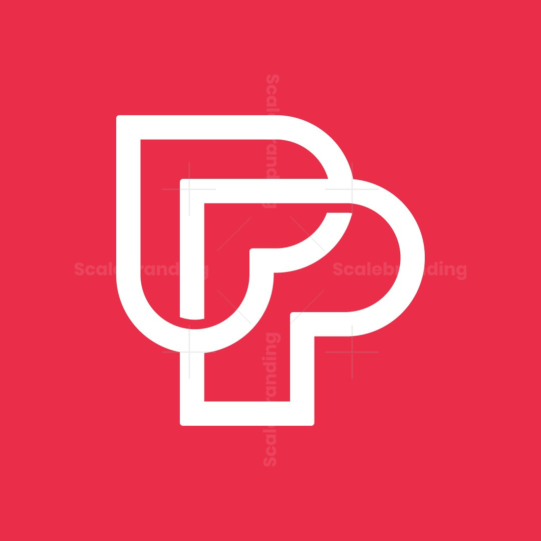 Letter P Heart Logo | Scalebranding