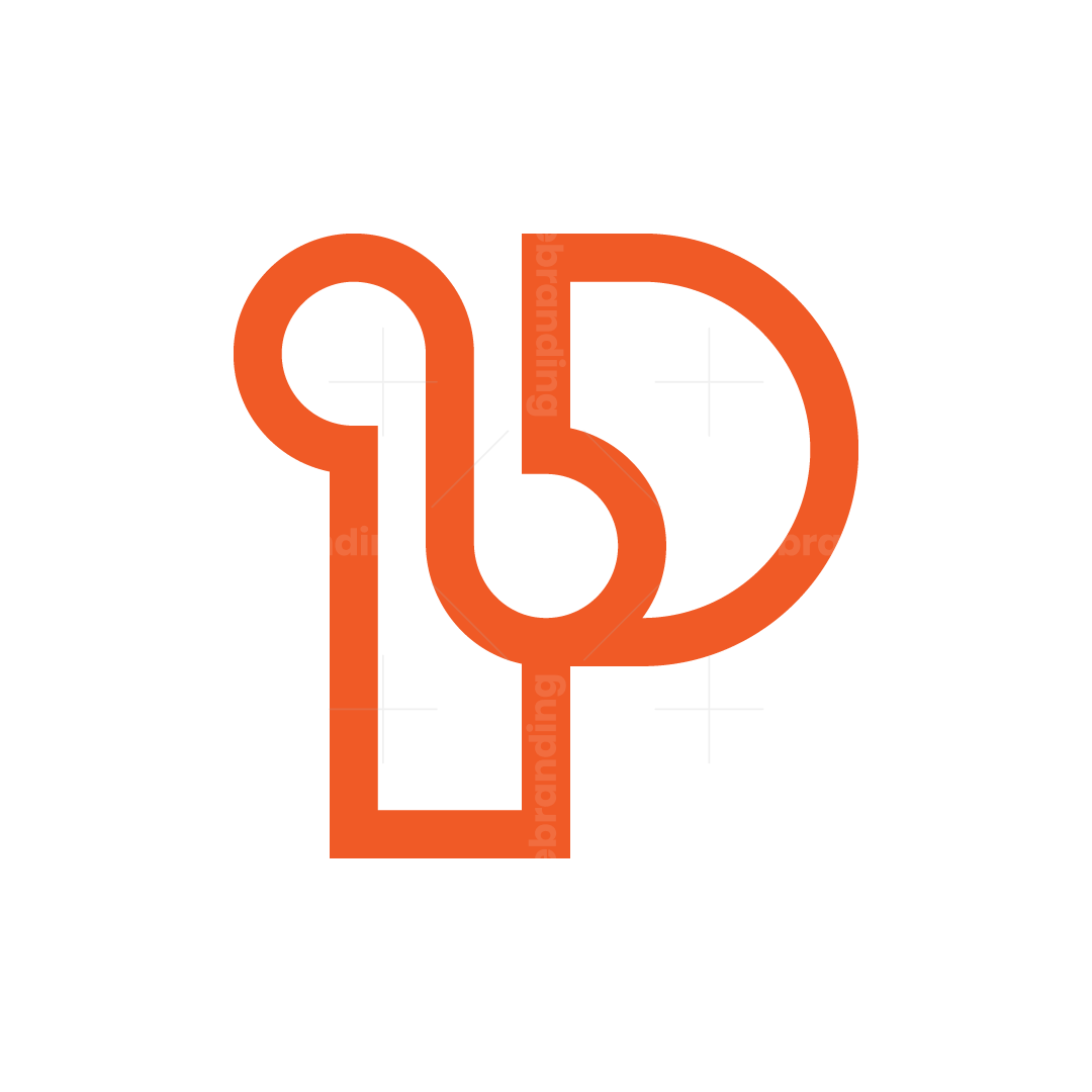Letter P Infinity Line Logo | Scalebranding