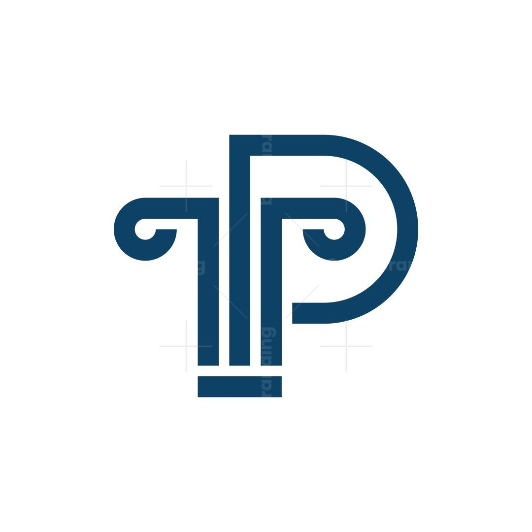 Letter P Lawyer Firm Logo | Scalebranding