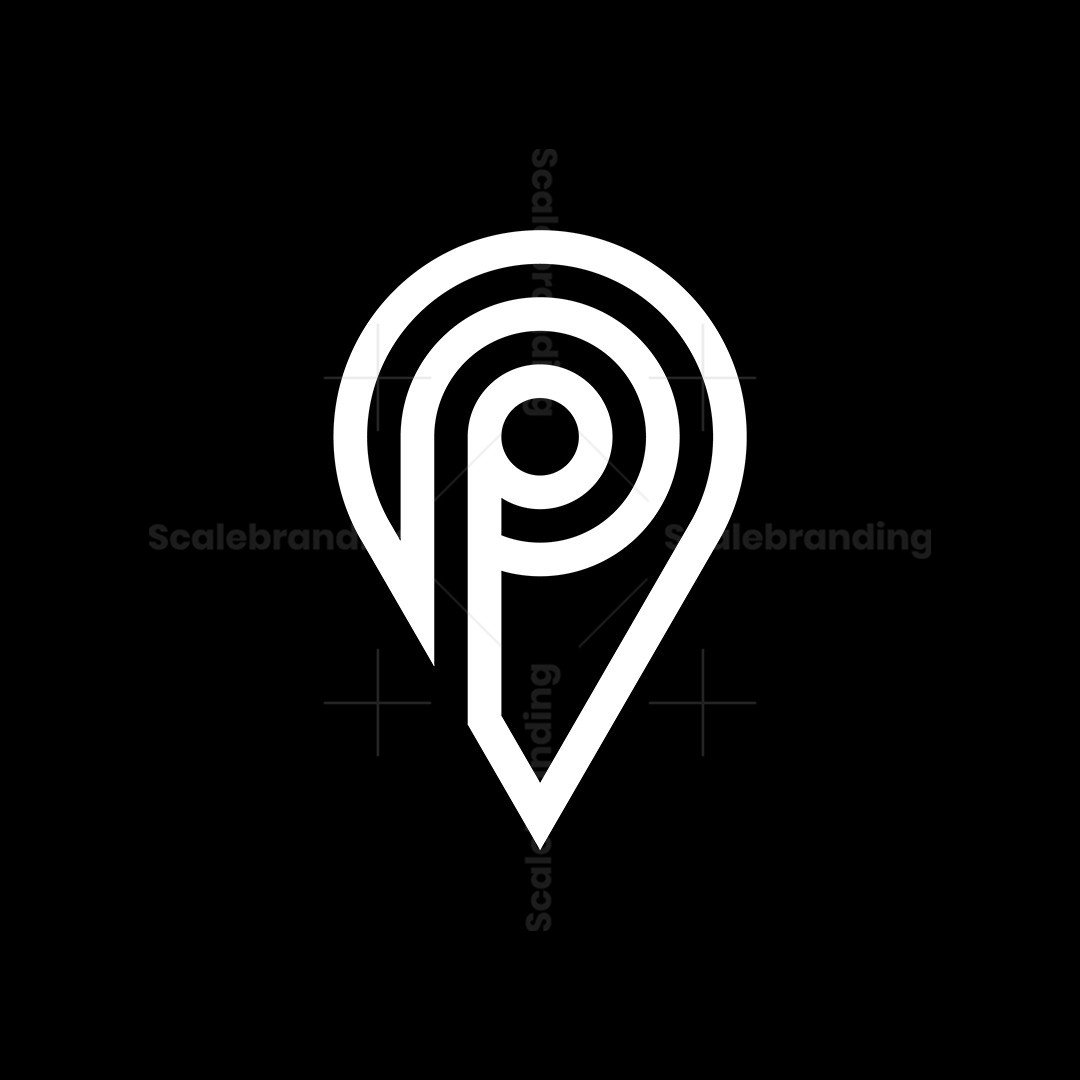 Letter P Location Logo | Scalebranding
