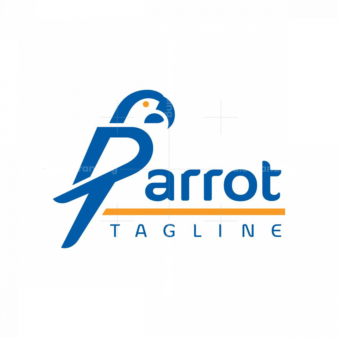 Letter P Parrot Logo | Scalebranding