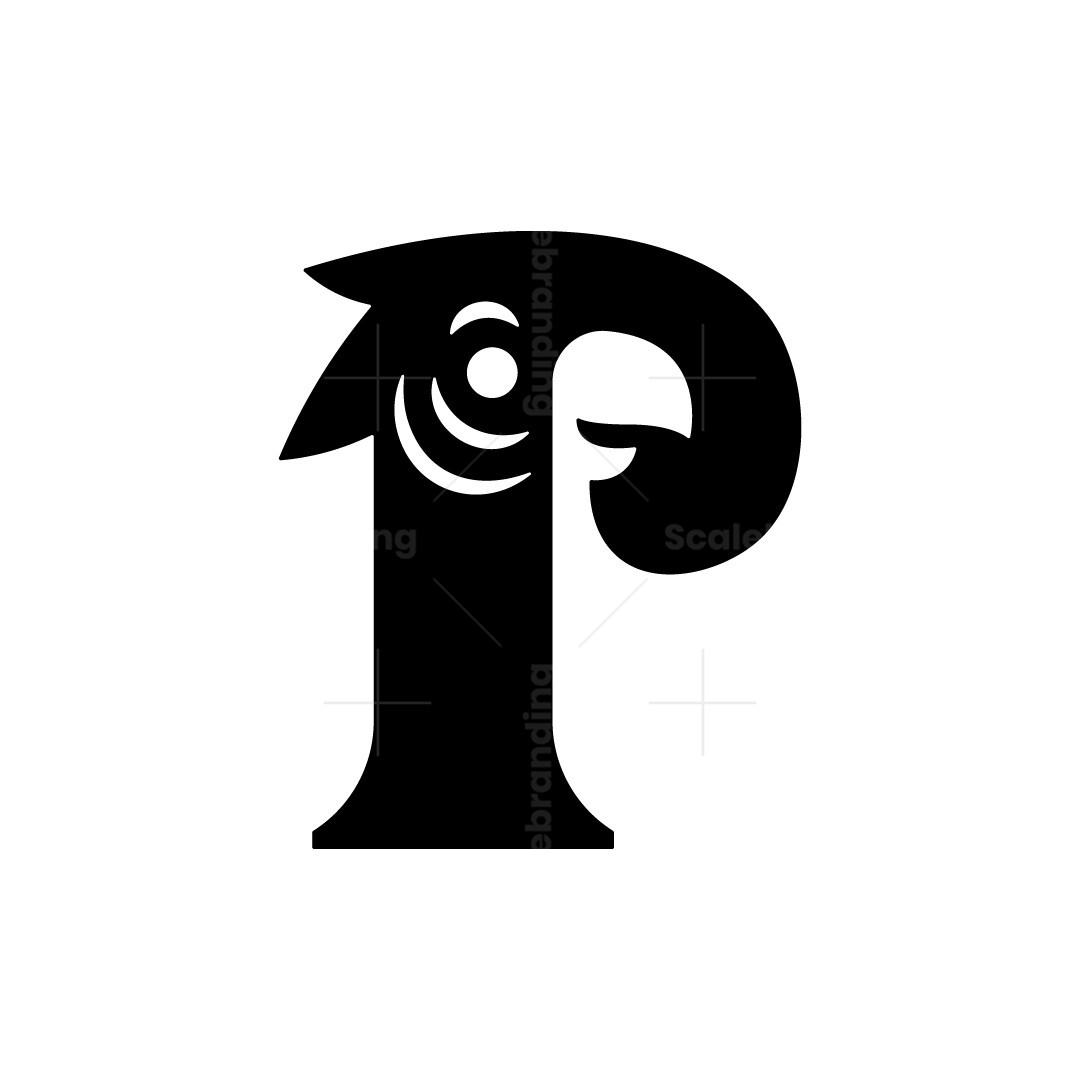 Letter P Parrot Logo | Scalebranding