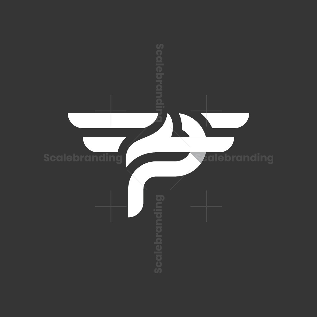 Letter P Phoenix Logo | Scalebranding