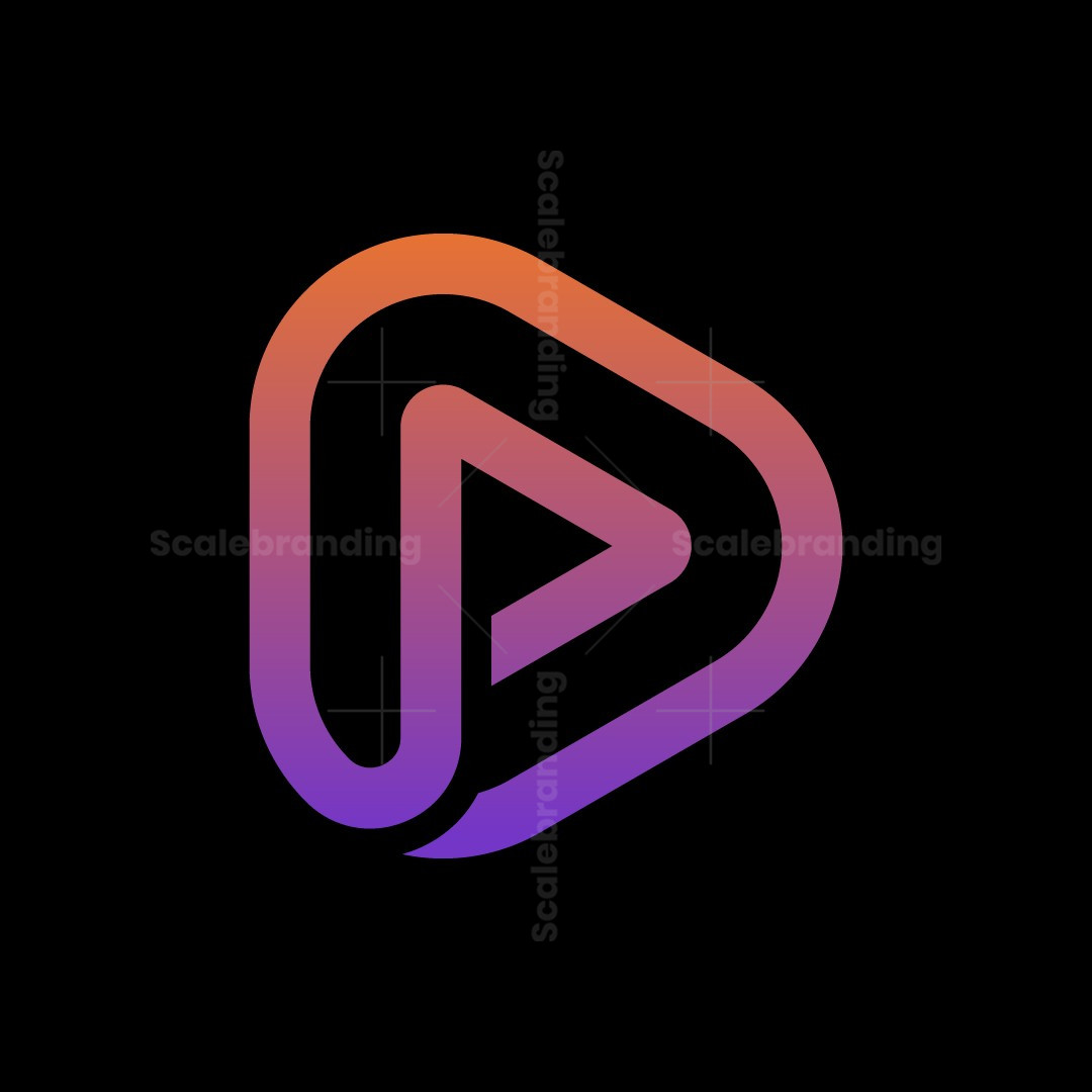 Letter P Play Logo | Scalebranding