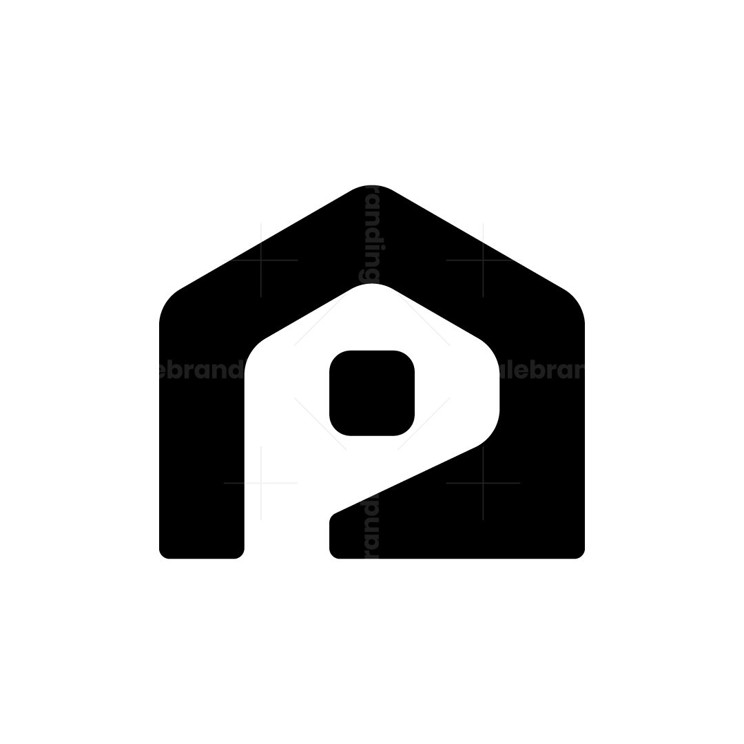 Letter P Property Home Logo | Scalebranding