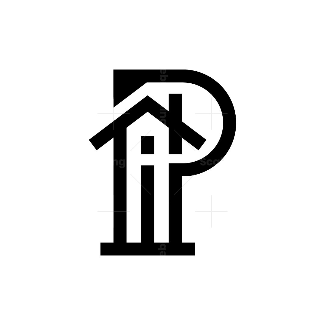 Letter P Real Estate Logo | Scalebranding